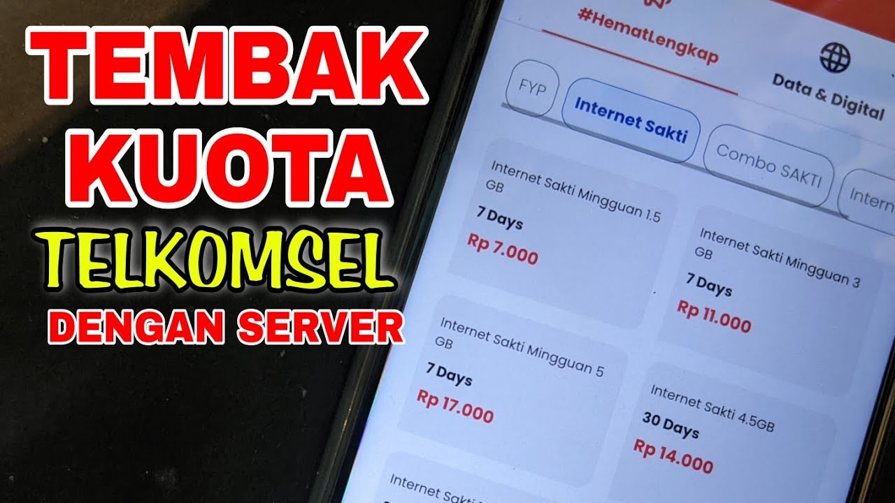 Tembak Kuota Telkomsel Dengan Mudah | Paket Telkomsel Murah | Server ...
