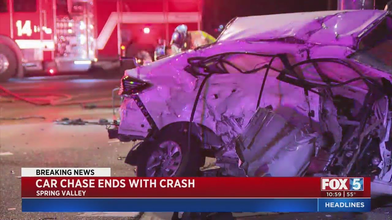At Least 3 Hospitalized After Police Chase Ends In Multi-Car Crash In ...