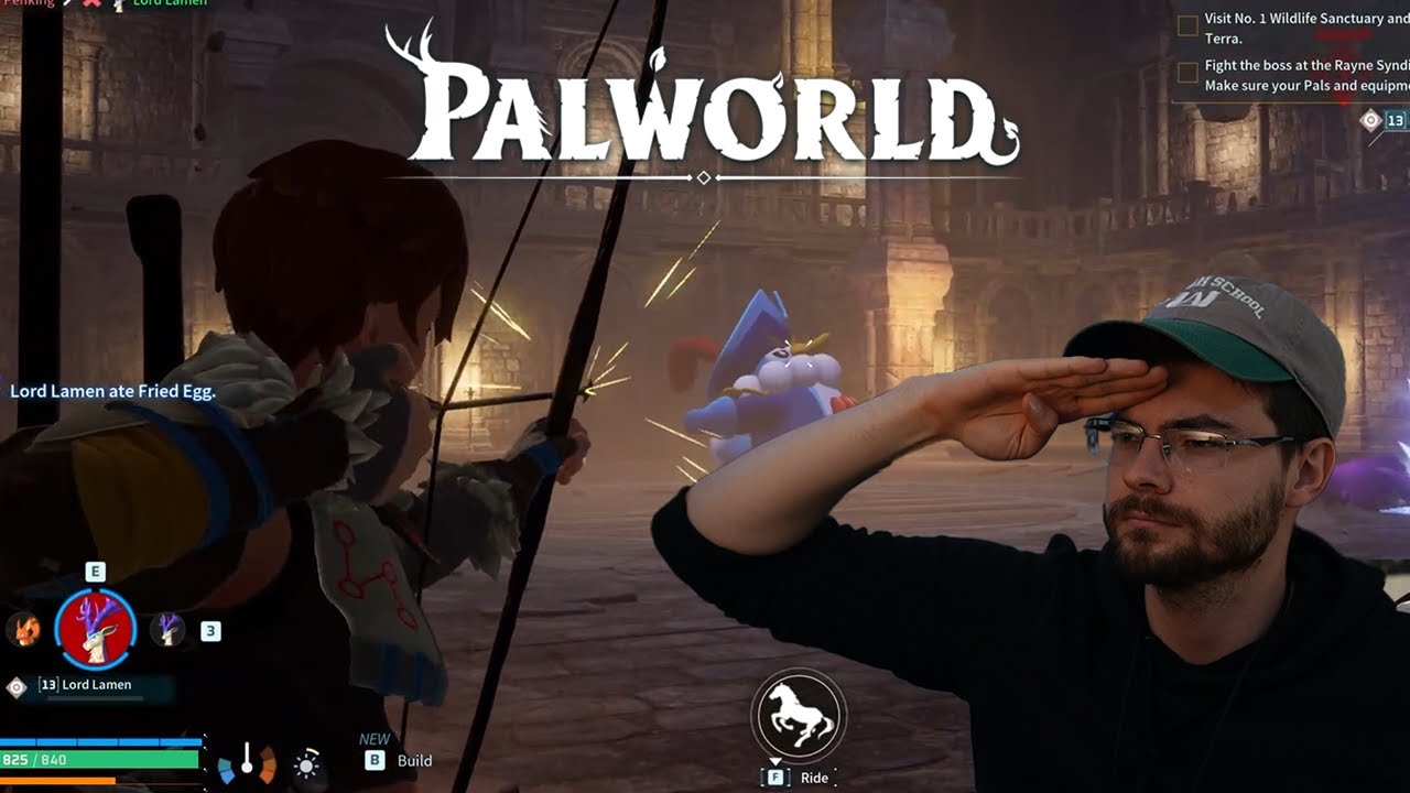 Fighting Bosses and Finding Pizza - Palworld - YouTube