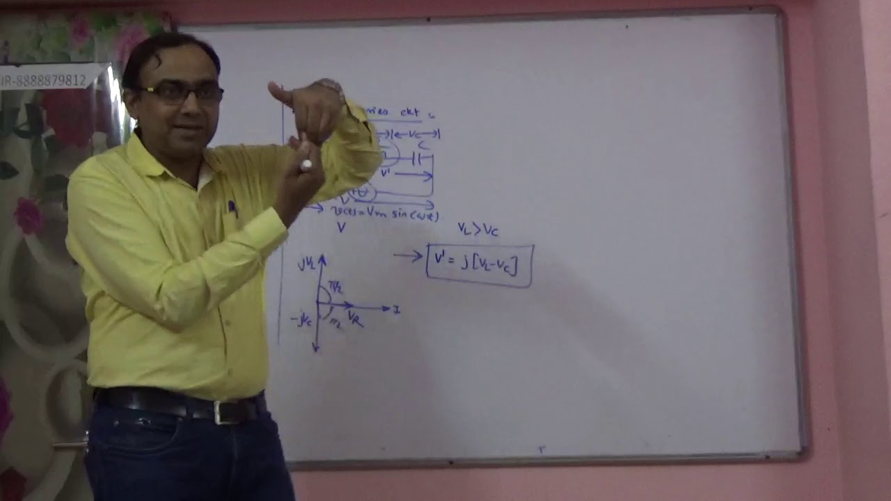 BEE Lect 27 Sums on RC series circuit and AC to RLC Series circuit ...