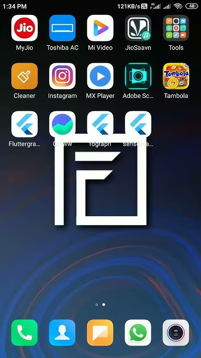Flutter Accelerometer Ball App - Sensor Package - Simple Flutter app - YouTube