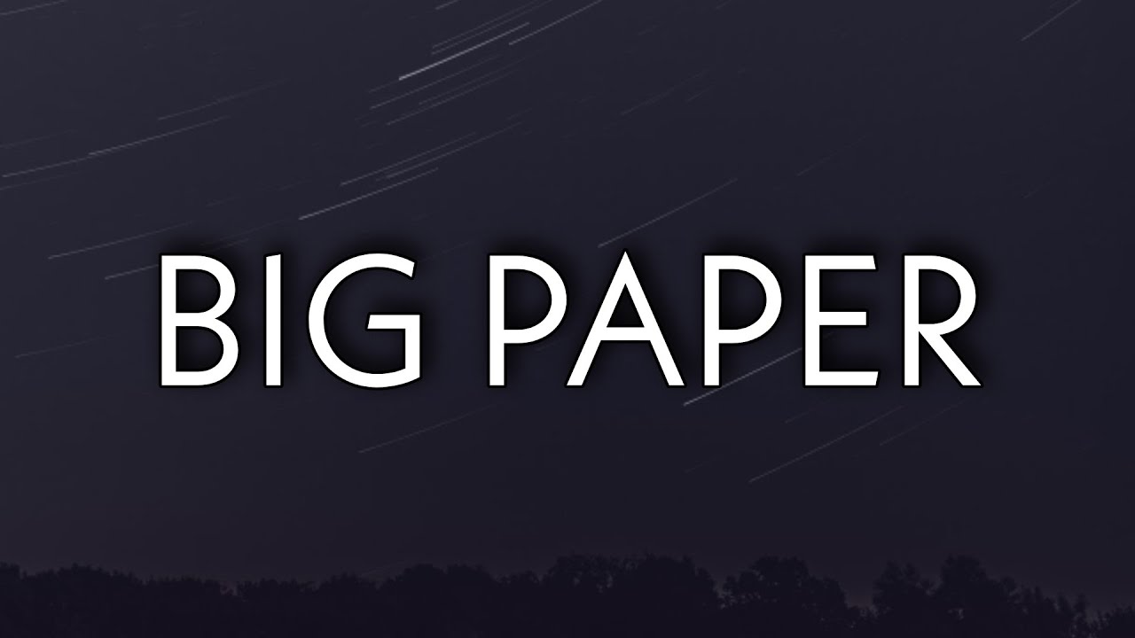 DJ Khaled - BIG PAPER (Lyrics) ft. Cardi B - YouTube