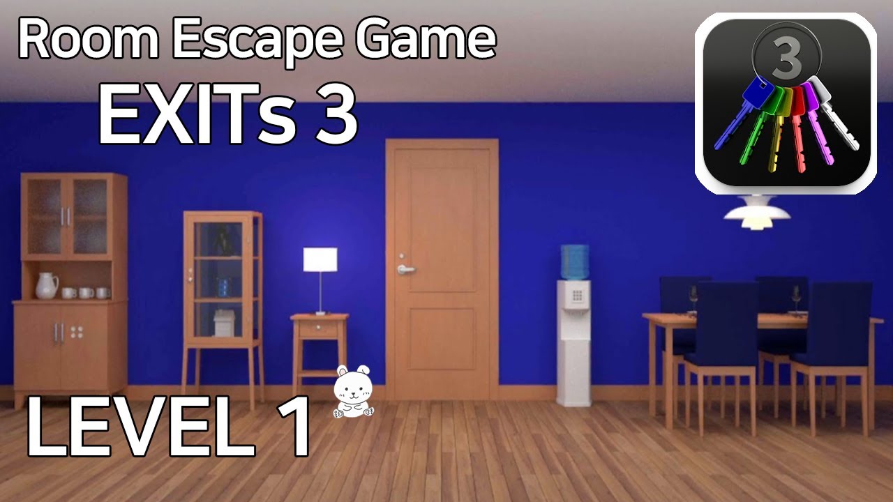 Room Escape Game EXITs3 Level 1 Walkthrough (EXITs) - YouTube