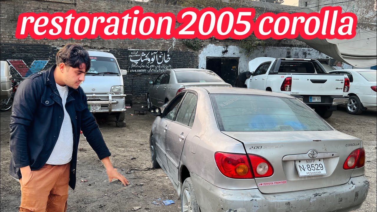 Carolla 2D 2005 Car Restoration Start complete Restoration video you ...