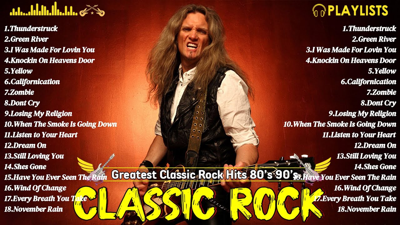 Classic Rock Mix_songs ♫ ~ Classic Rock Mega Mix | Iconic Tracks from ...