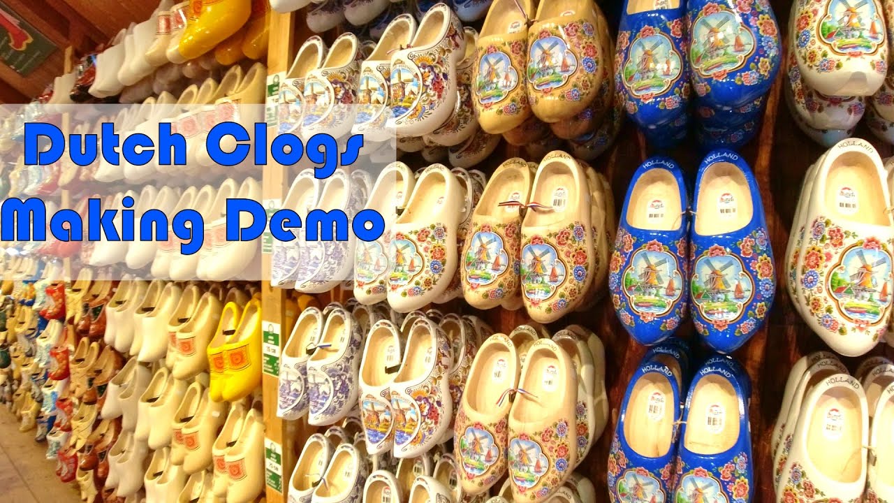 Wooden shoes making demo | Dutch clogs | Helvetic Walkers in Holland 6 ...