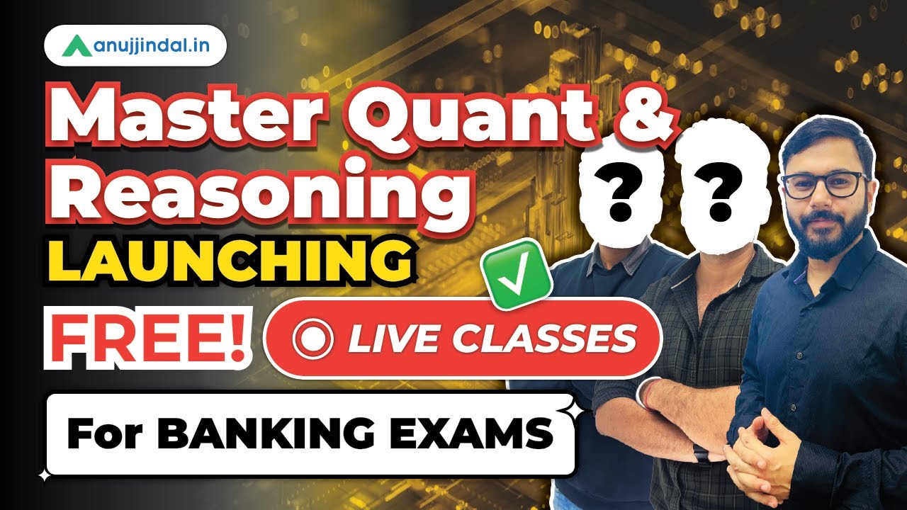 Quant and Reasoning for Bank Exams Free Course | SBI PO Quantitative ...