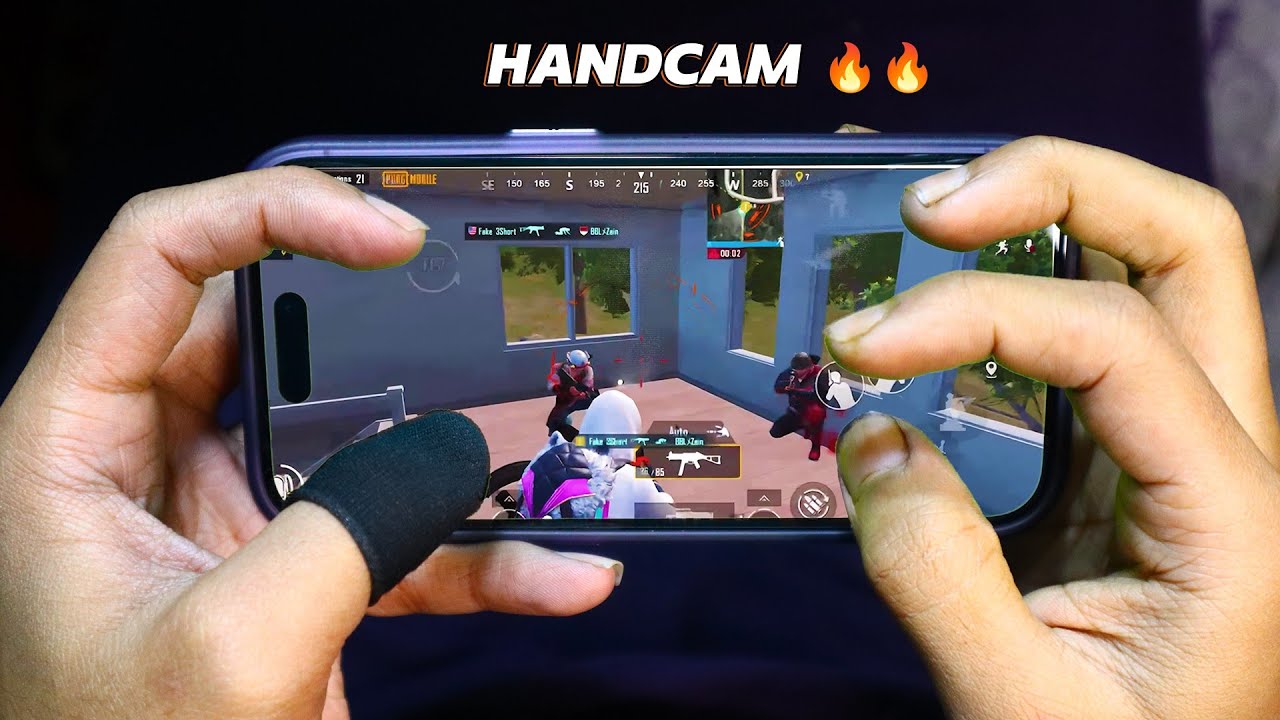 iPhone 14 Pro 😍 5 Finger BEST HANDCAM 90 FPS ! 😱 PUBG Mobile - YouTube