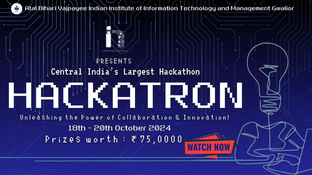 Hackatron 2024: Compete, Innovate, and Win Big in Central India's Largest Hackathon! - YouTube