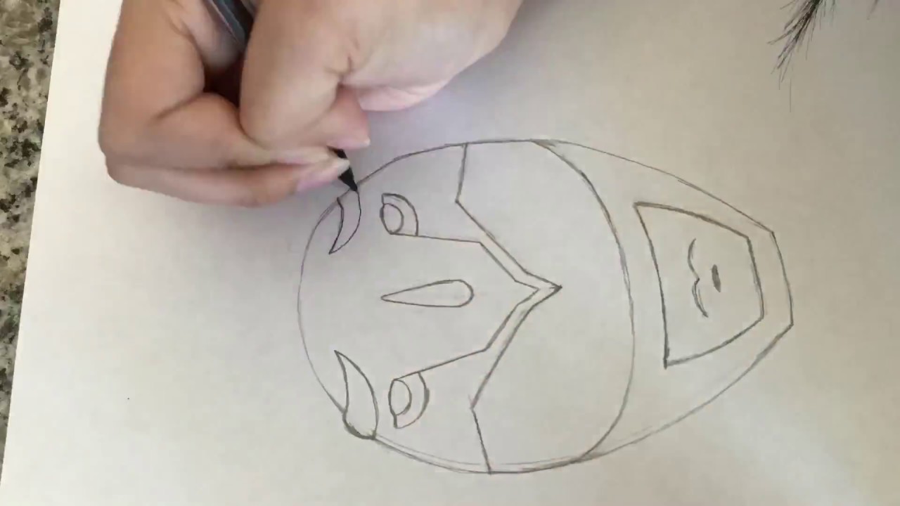 How to draw the blue ranger - YouTube