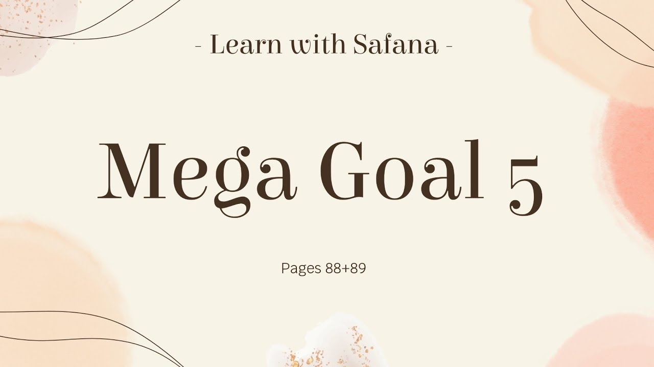 شرح كتاب Mega Goal 5 صفحة 88+89 - YouTube