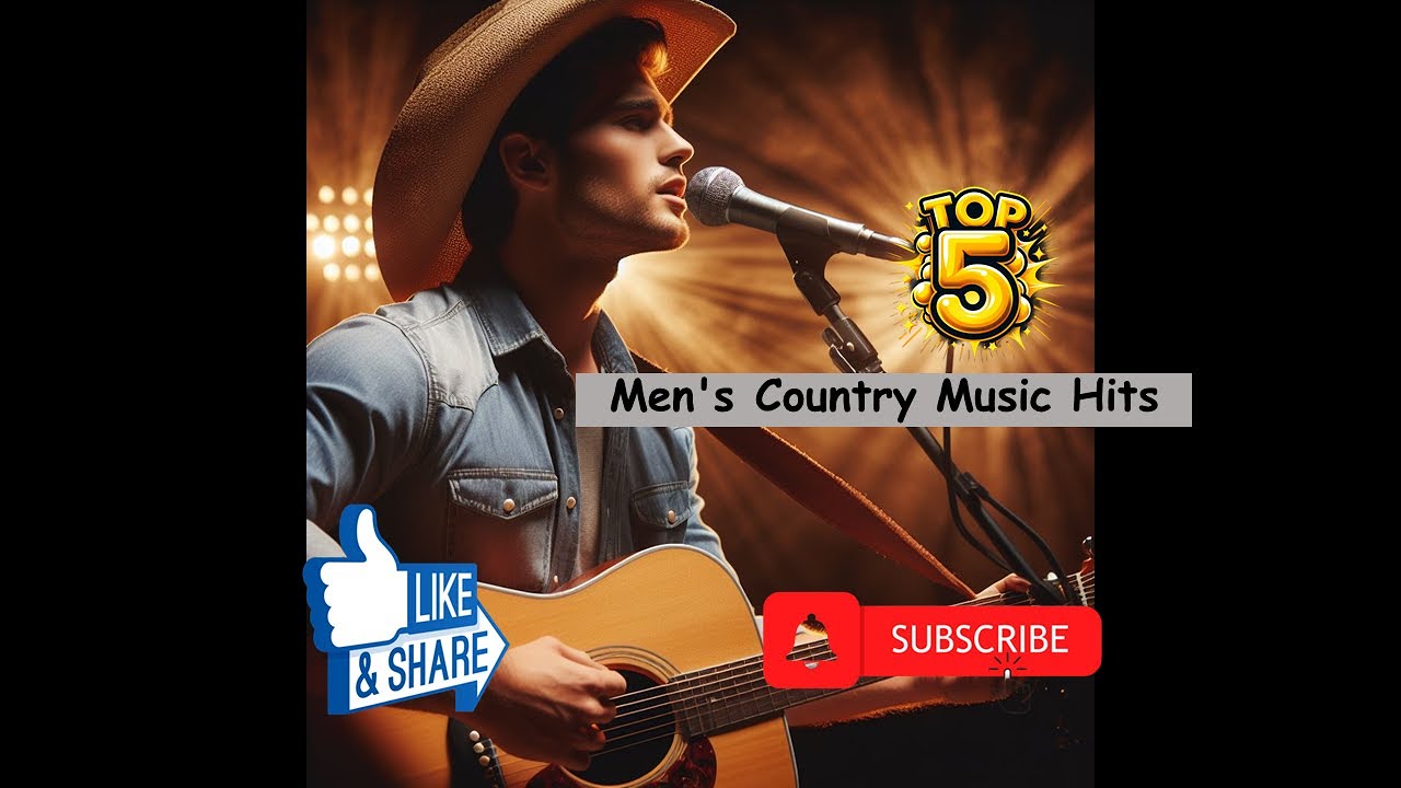 Top 5 Male Country Music Hits. - YouTube