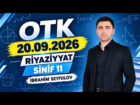OTK 20 Sentyabr 2026. Riyaziyyat Sinif 11. #mqm #otk #20sentybar #2026 #20092026 #riyaziyyat 
