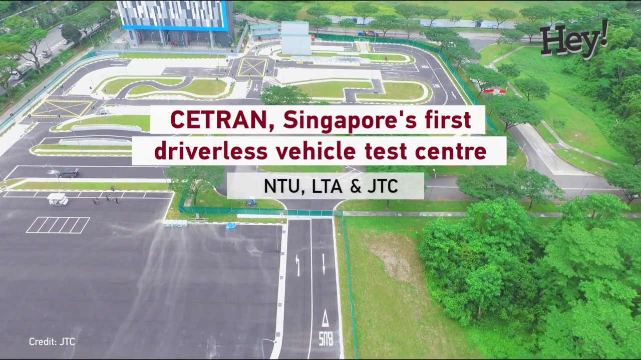 Singapore’s first autonomous vehicle test centre - YouTube