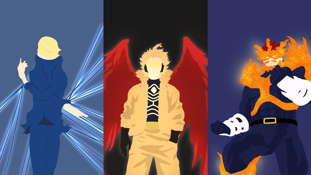 Making Pro Hero Wallpapers (My Hero Academia) | Part 10 - YouTube