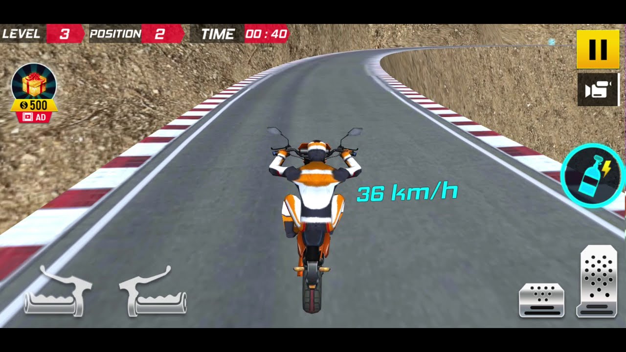 বাইক মোটর সাইকেল কাটুন গেম | Mountain Bike Racing Game 2019 | video ...