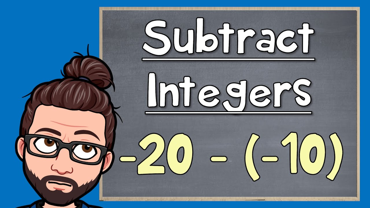 Subtracting Integers | The Math Review | 7NS1c - YouTube