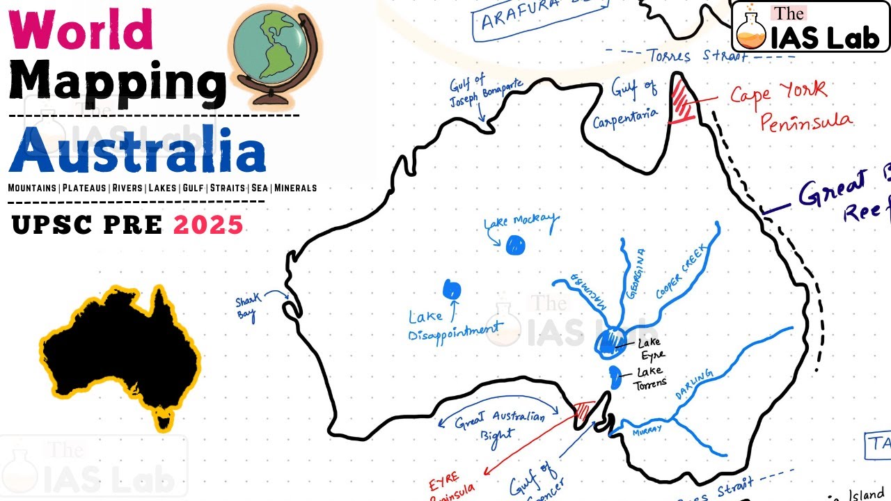 World Mapping Series | Australia | UPSC Pre 2025 - YouTube