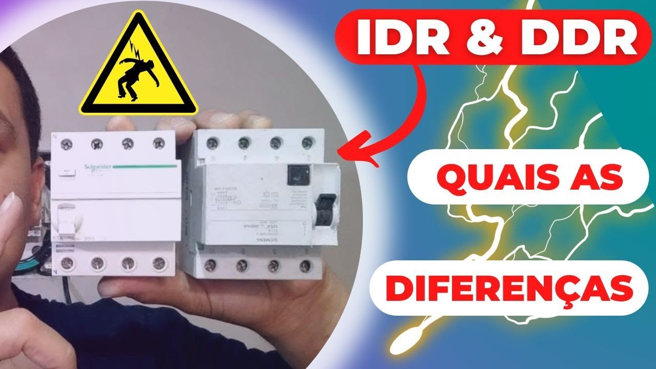 IDR ou DDR? Qual diferença e pra que servem desses DISJUNTORES??? E SDR ...
