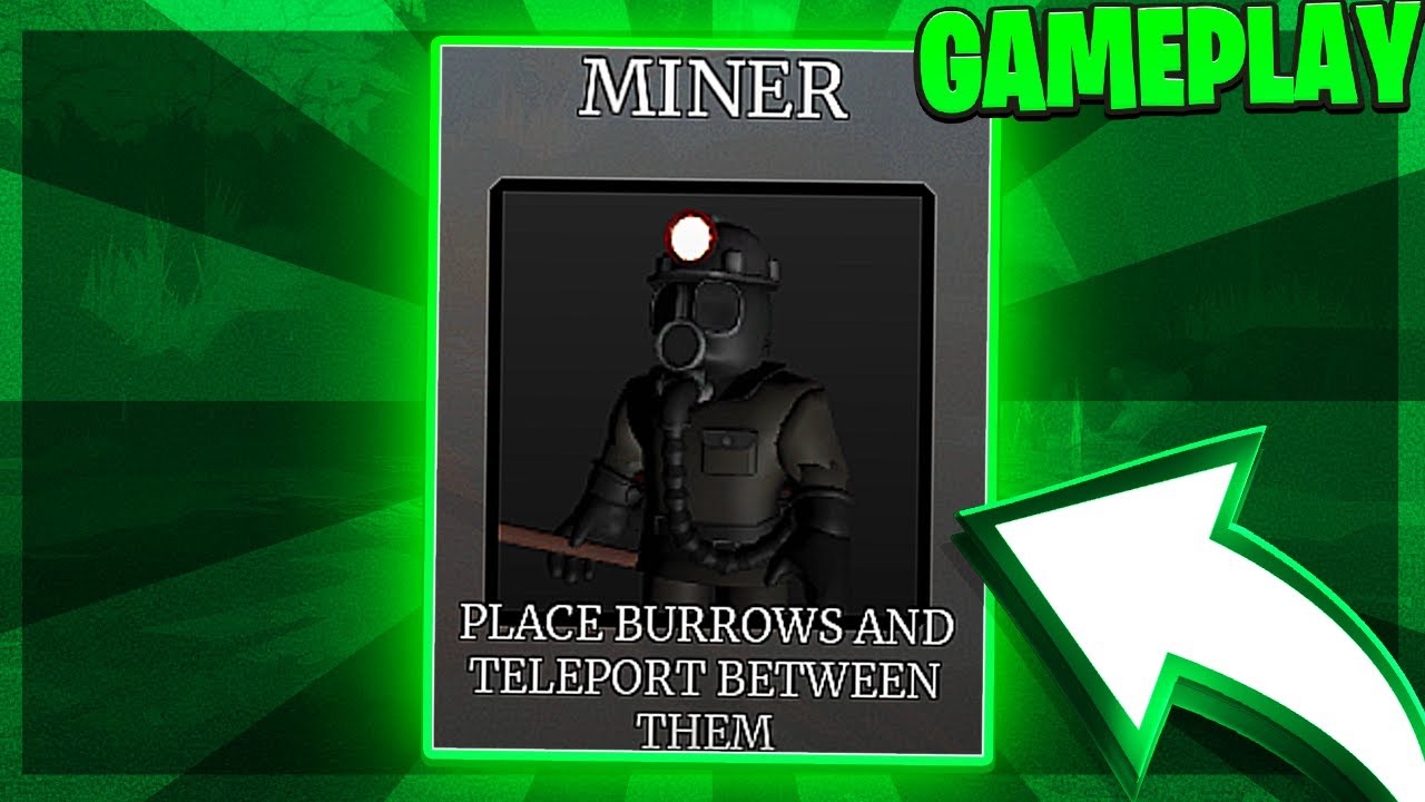 Roblox Survive The Night (Slasher Skin) Miner - Gameplay - YouTube