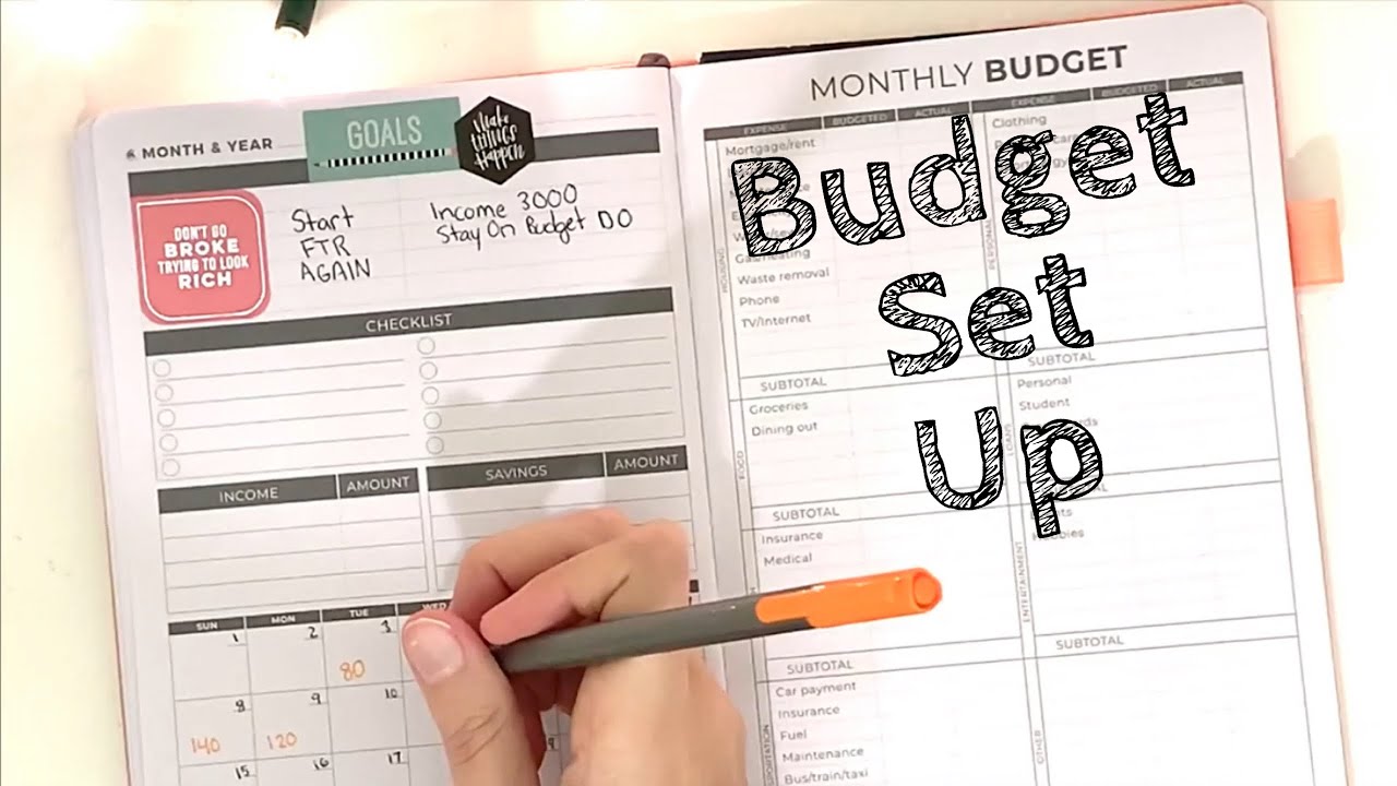 Monthly Budget Set Up Clever Fox Budget Planner YouTube Monthly Budget Set Up Clever Fox Budget Planner YouTube