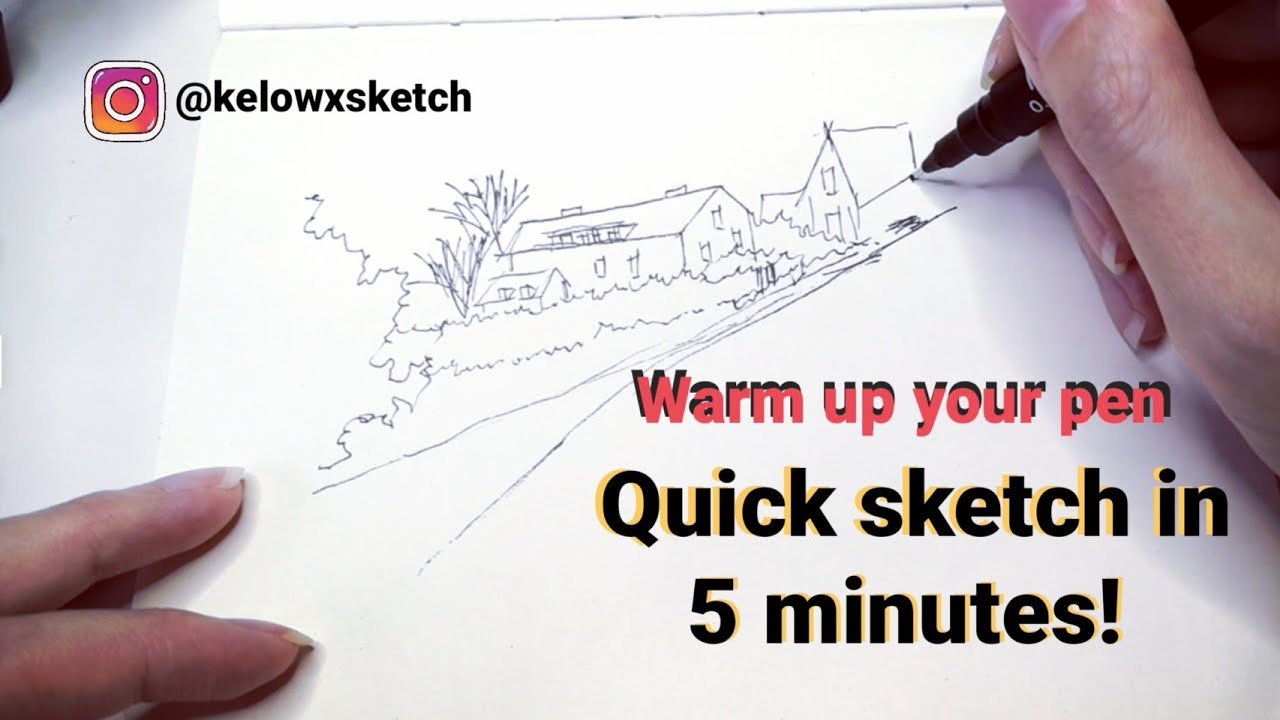Quick Sketch in 5 minutes! - YouTube