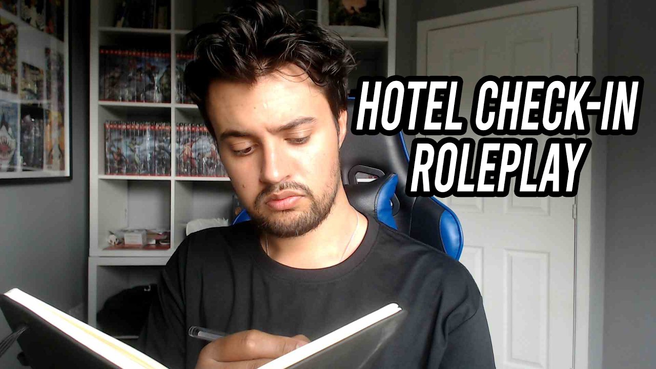 ASMR Hotel Checking You In Roleplay | Keyboard typing triggers, mouse clicking, writing, soft ...