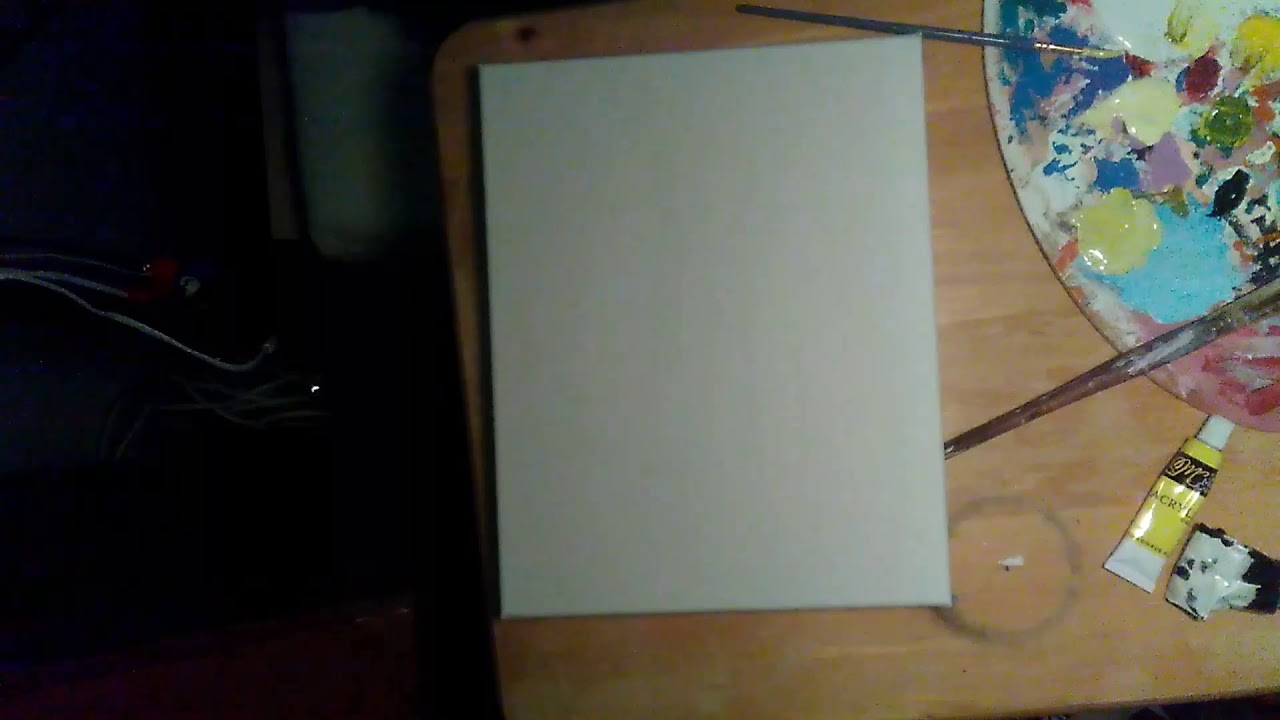 a yellow monochrome painting - YouTube
