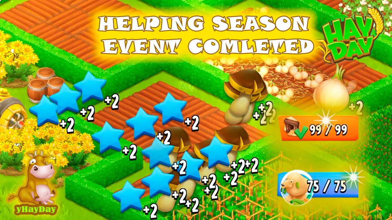 Helping Season Event Comleted 🎊🎁 Hay Day Gameplay 🍆 - YouTube