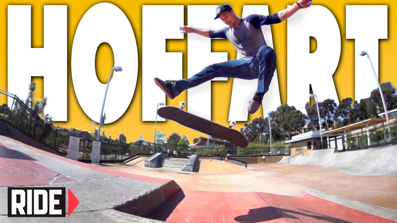 Jordan Hoffart Skateboarding in Slow Motion - 360 Flip Late Shuv - YouTube