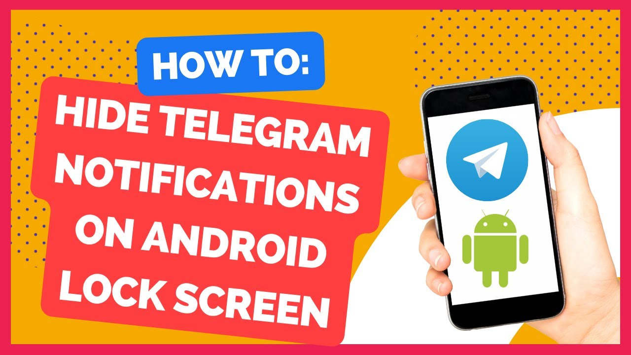 How To Hide Telegram Notifications on Android Lock Screen | 2023 - YouTube