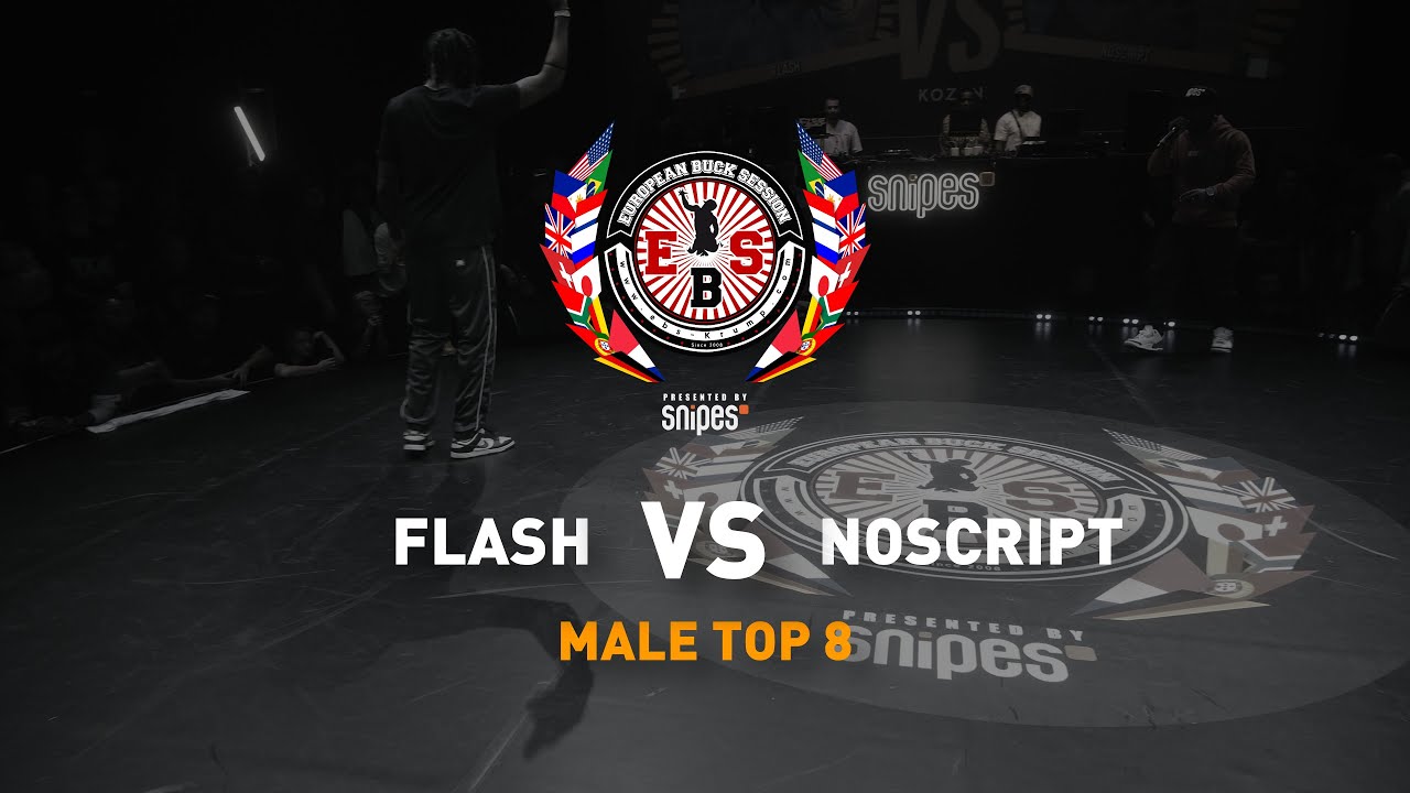Flash Vs Noscript Male Top 8 Ebs World Final 2022 Youtube