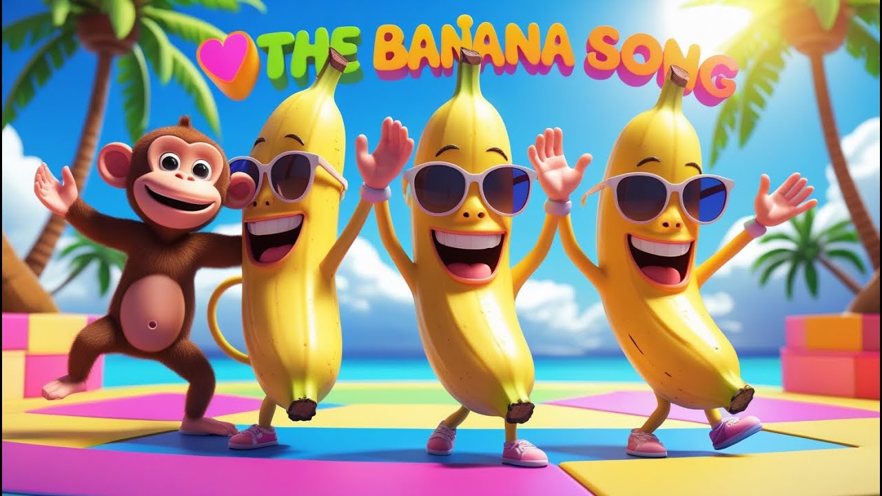 Dancing Bananas – A Fun Fruit Song for Kids| Peel, Jump, Wiggle ...