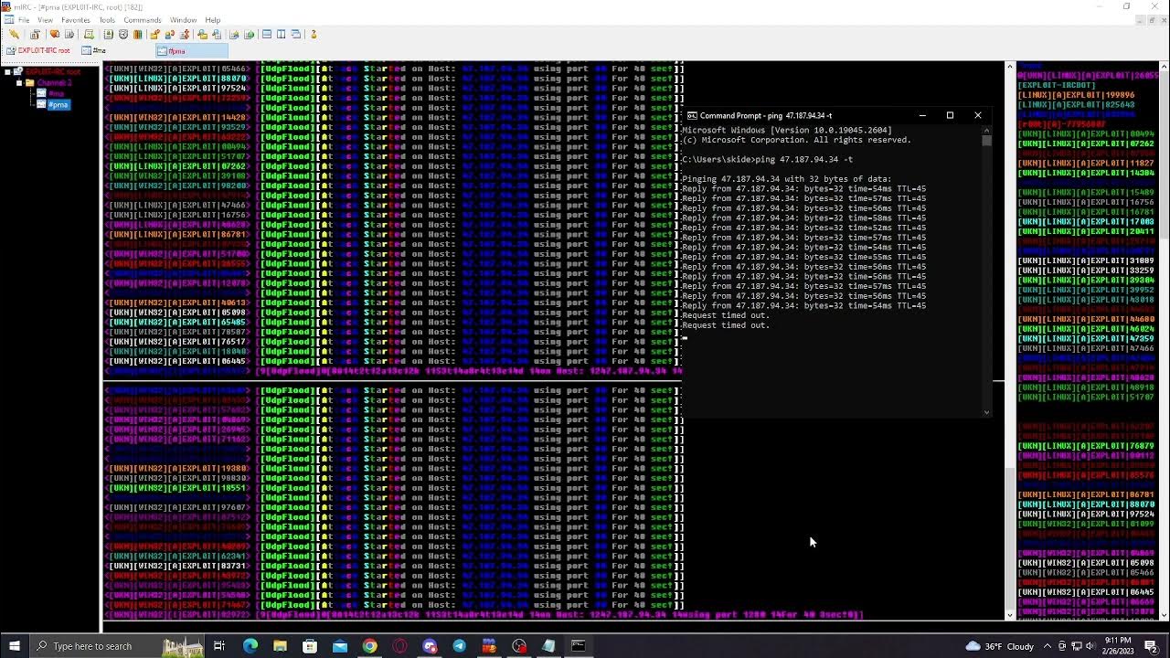 IRC BOTNET 2023 - YouTube