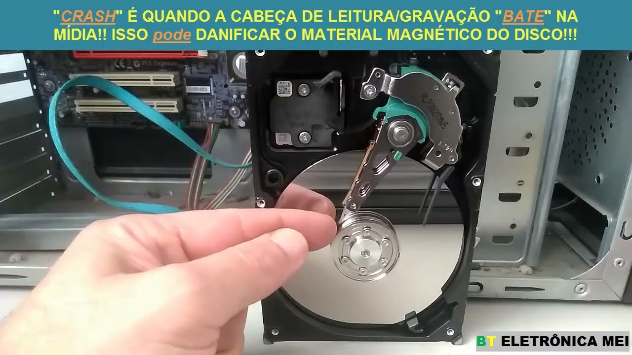 Como funciona um HD HD funcionando HD aberto funcionando - YouTube