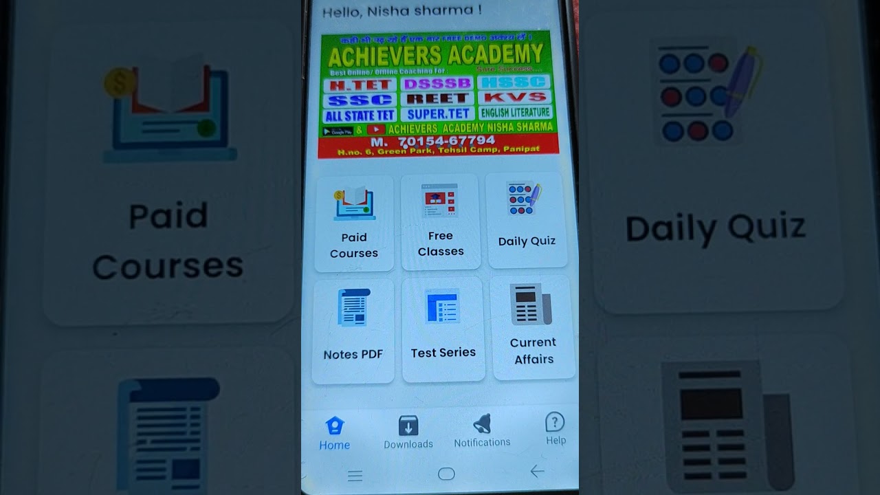 How To Download PDF In your phone gallary. From Achievers Academy App ...