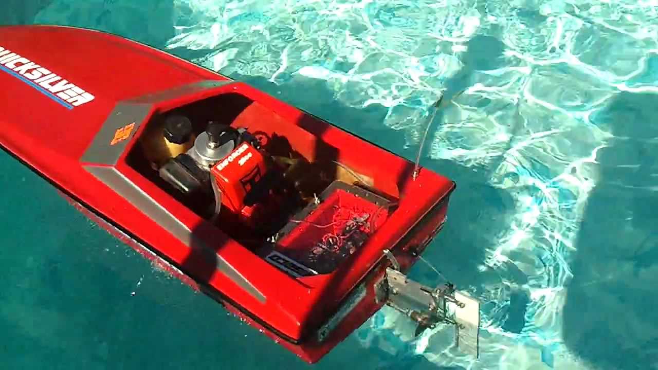 Lancha Off-Shore 26cc 1.30m. Test Run - YouTube