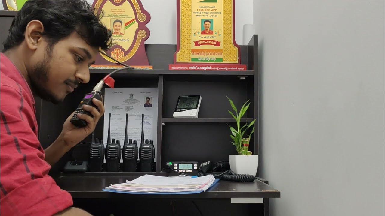 Pathanamthitta DFD Repeater Net Checking | Ham Radio - Scout Library - YouTube