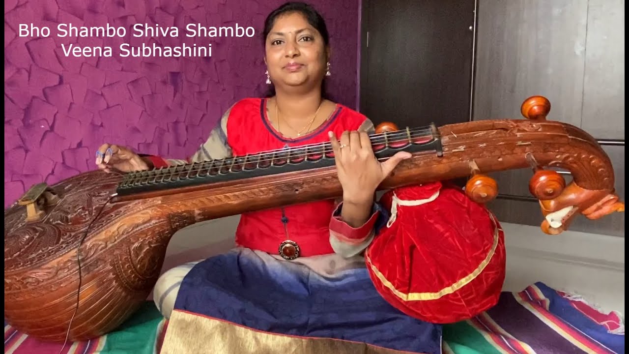 Bho Shambo Shiva Shambo | Veena Subhashini - YouTube