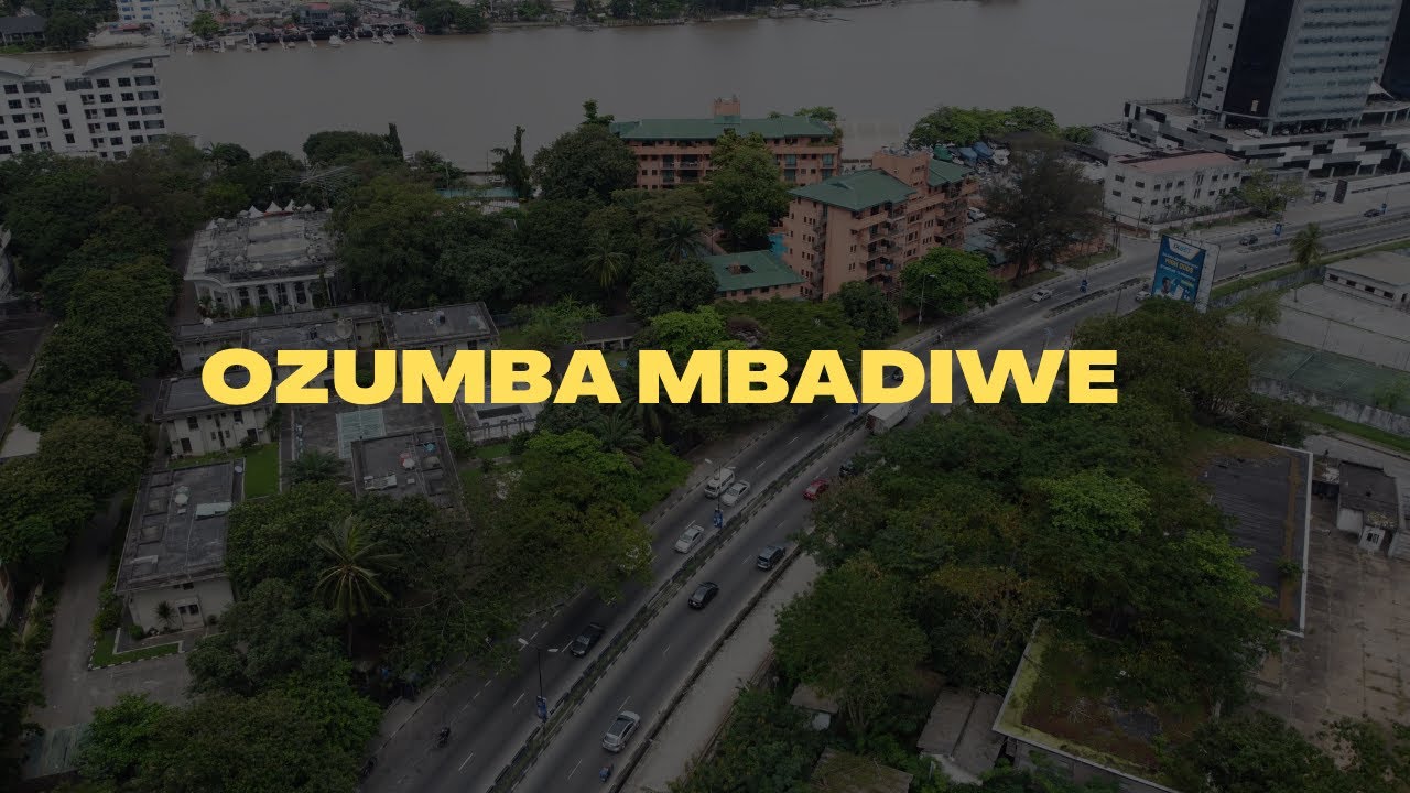 Victoria Island Lagos Nigeria - Ozumba Mbadiwe in 4k Aerial View ...