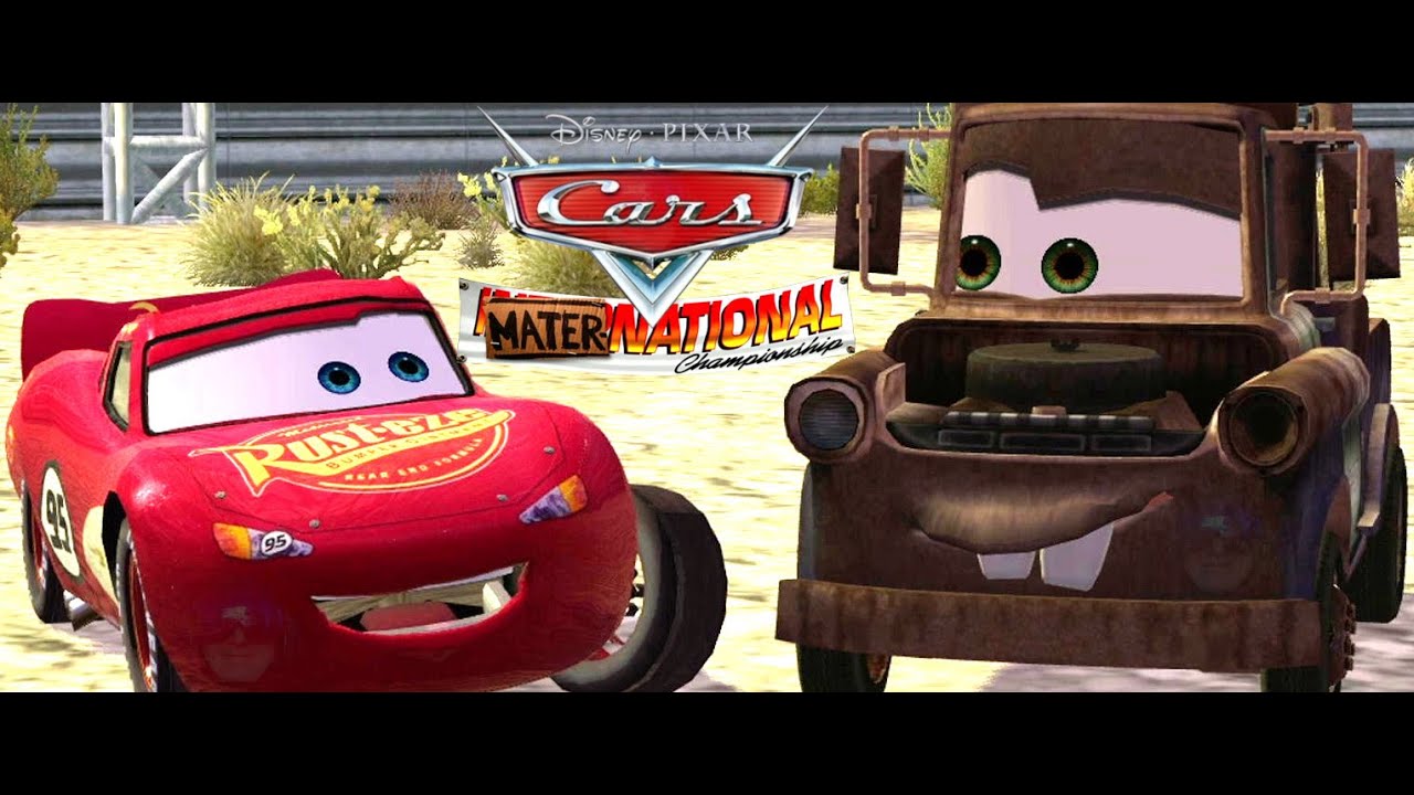 Lightning McQueen Stadium Race Cars Mater National Championship Video ...