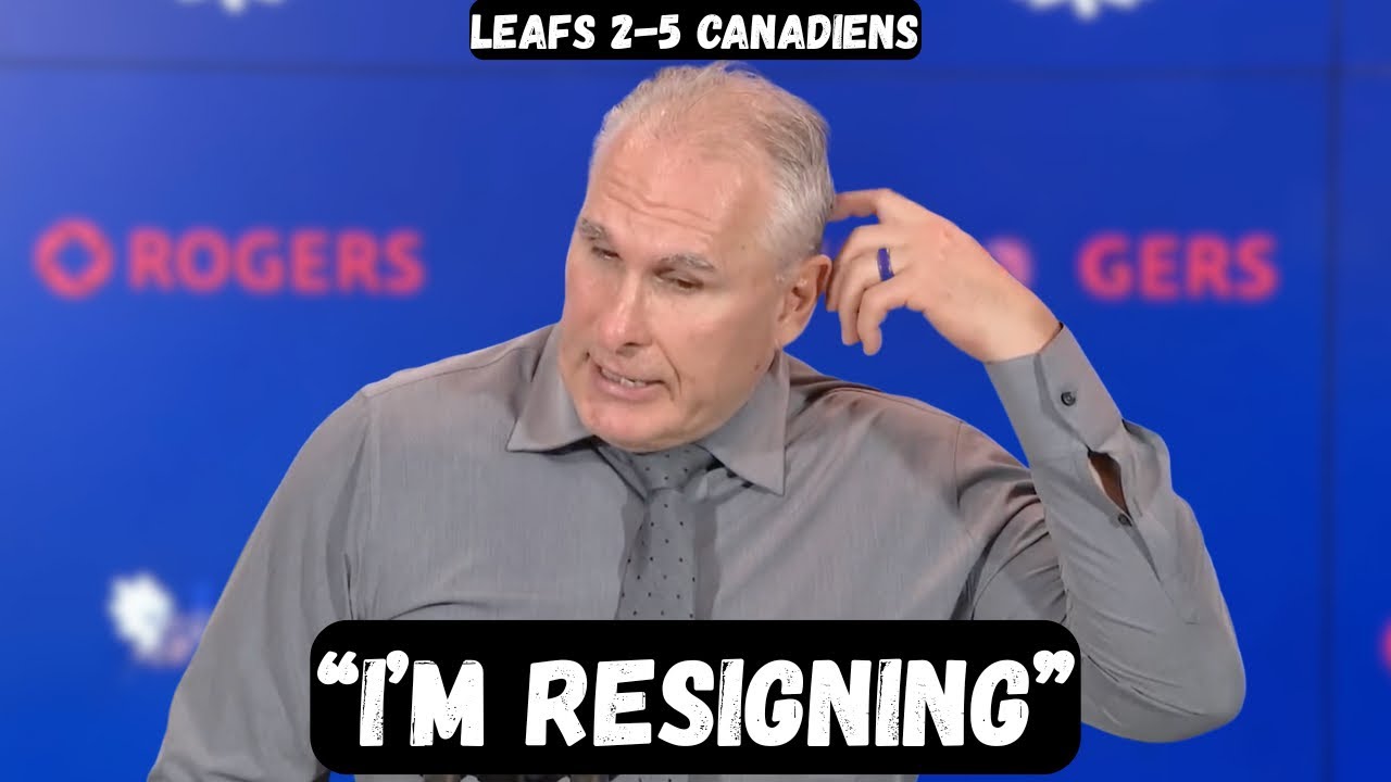 Craig Berube ANNOUNCES RESIGNATION after loss - Post Game Interview ...