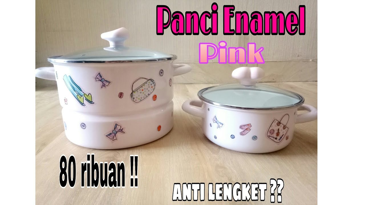 Shopee haul panci enamel, lucu bgt #shopeehaul #pancipink #SHOPEE - YouTube