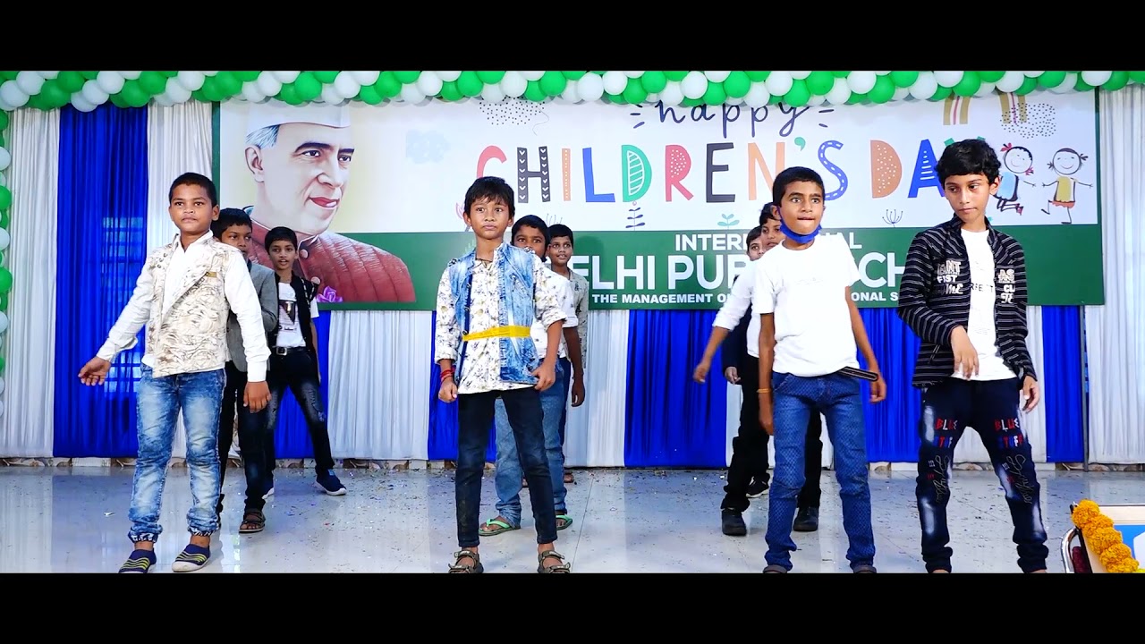 4th class boys dance performance on children's day - YouTube