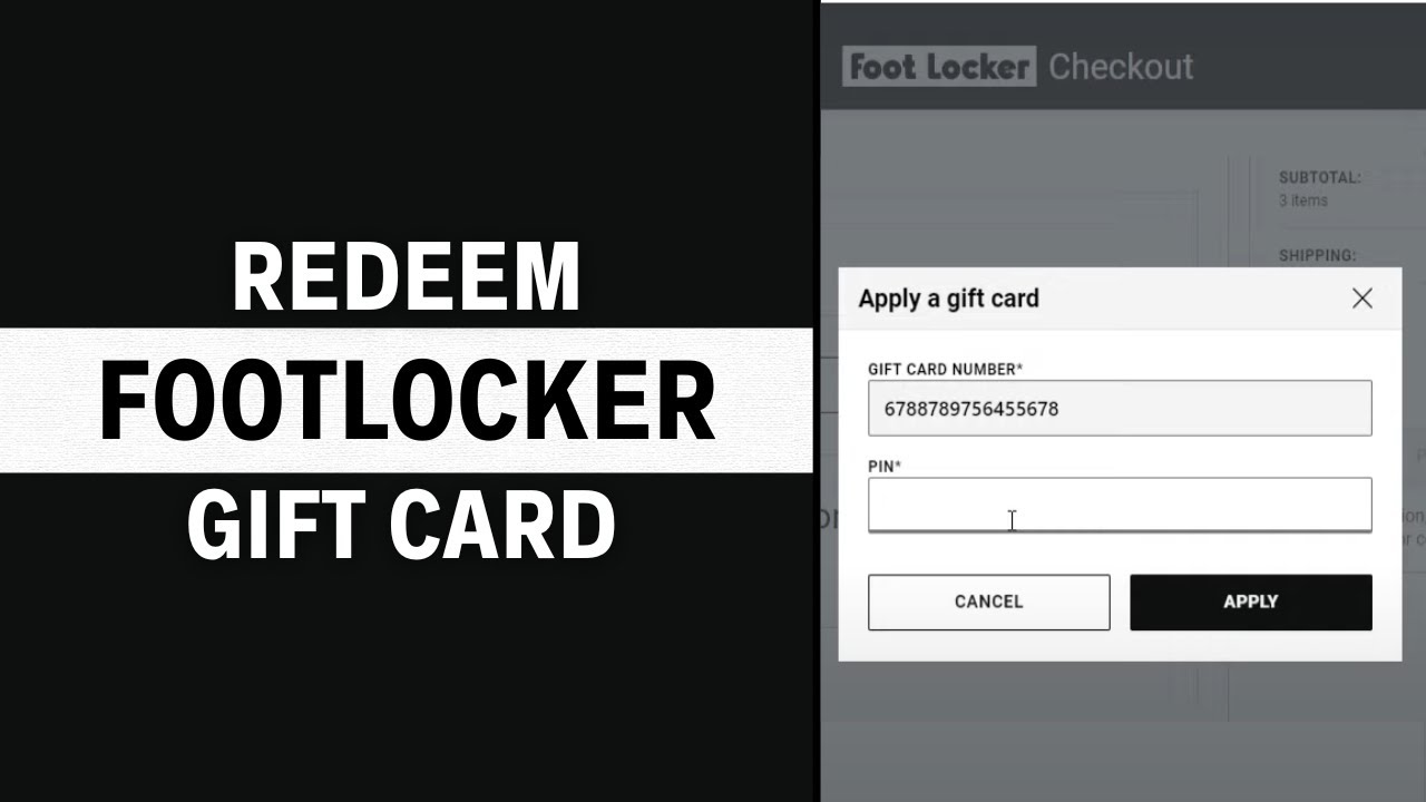 How To Redeem Foot Locker Gift Card Online? (MAJOR DISCOUNTS) - YouTube