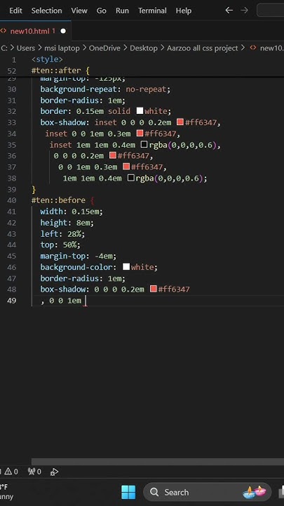 Stunning Text Glow Animation Using Only Html Coding Html Htmlcss Youtube
