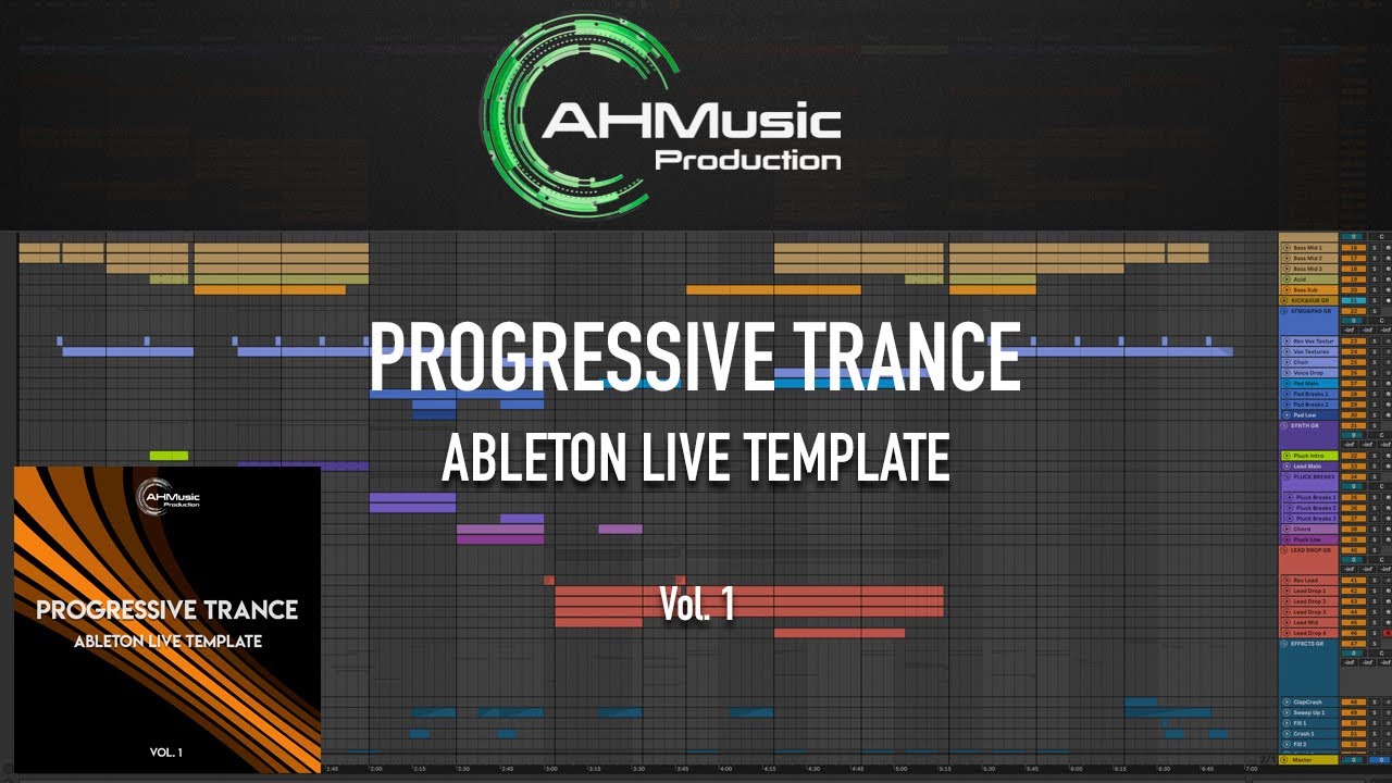 Ableton Live 11 Progressive Trance Template Vol.1 (macOS/Windows) - YouTube