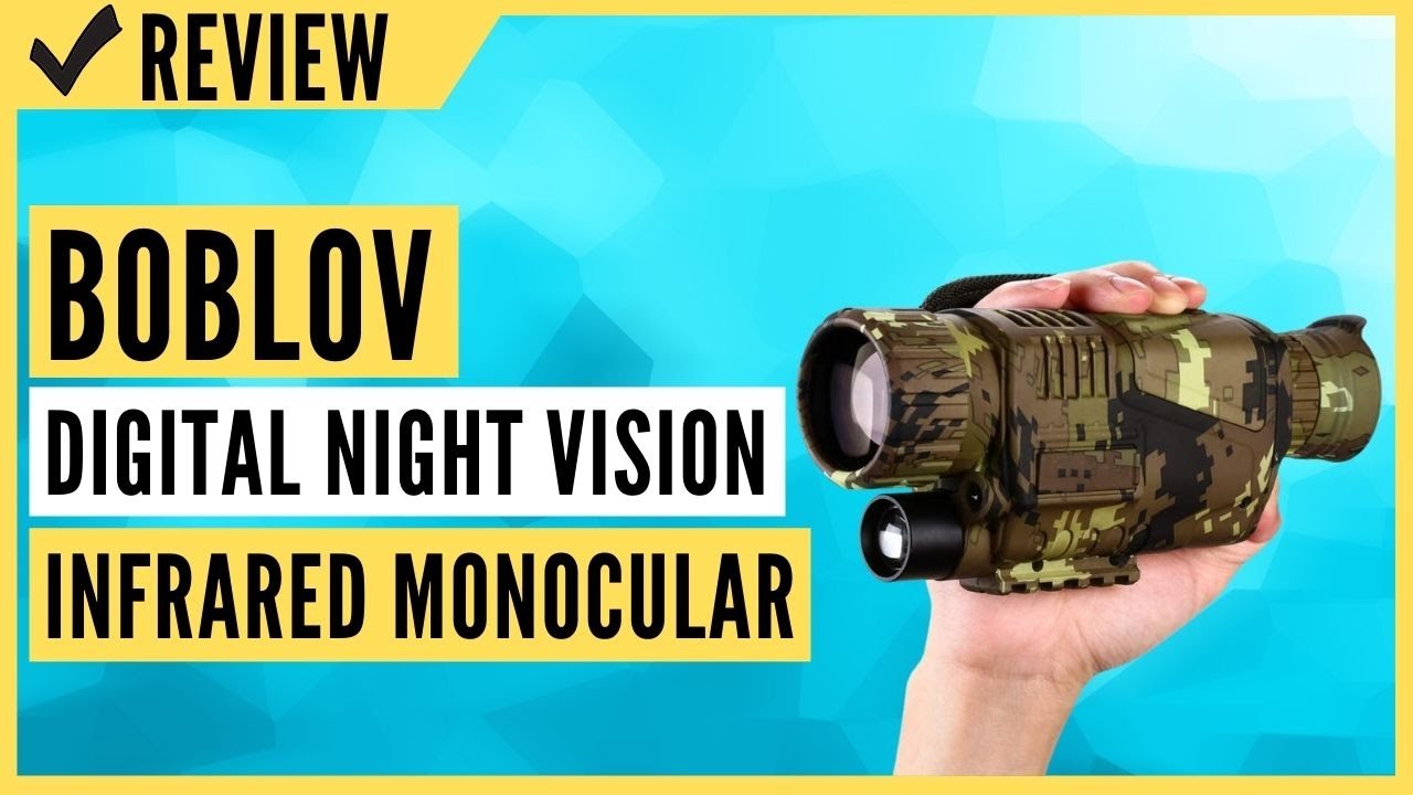 BOBLOV Digital Night Vision Monocular 5x8 Optics Scope Infrared ...