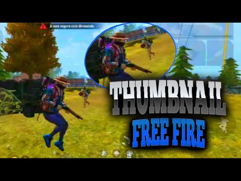 TUTORIAL! COMO FAZER THAMBNAIL DE FREE FIRE PELO CELULAR - YouTube