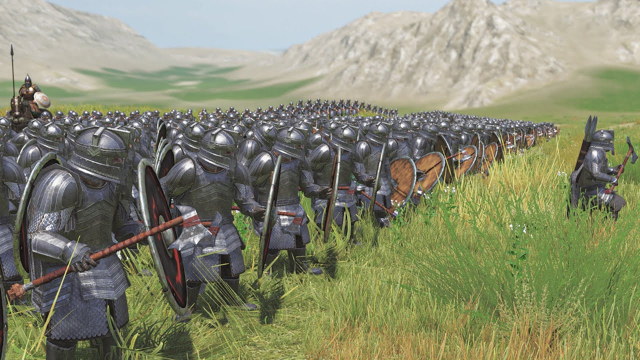 1000 Dwarves vs 1000 Orcs – Epic Valley Battle in Bannerlord - YouTube